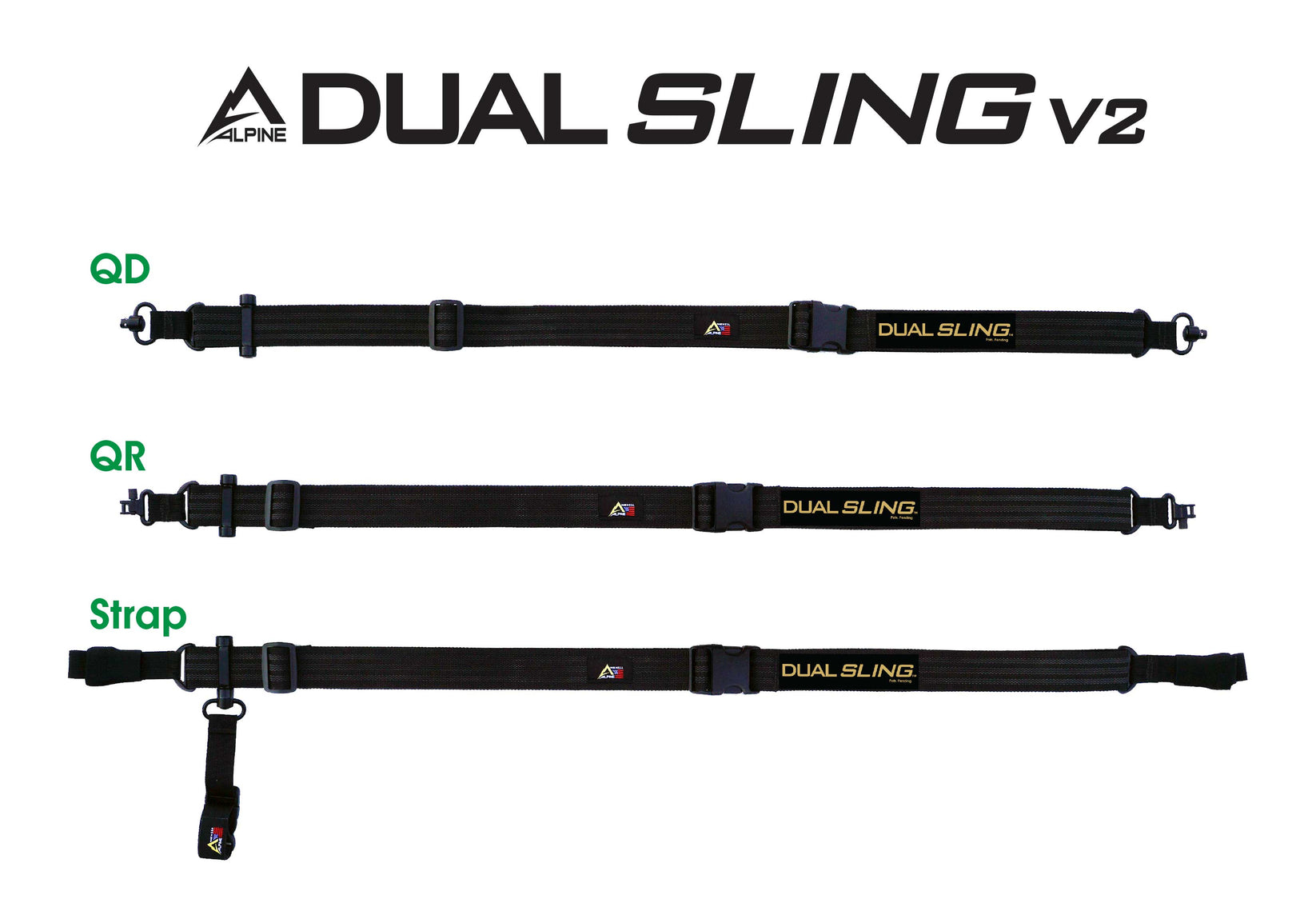 Alpine Dual Sling V2 | Double Shoulder Rifle Sling for Hunters – Alpine ...